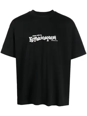 BONSAI Slogan-print T-shirt