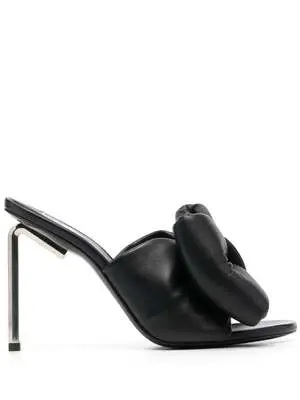Off-White Allen Bow-embellished Sandals - Black