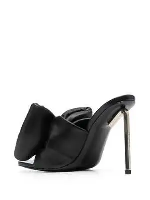 Off-White Allen Bow-embellished Sandals - Black