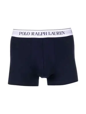 Polo Ralph Lauren Logo-waistband Boxers Set Of 3 - Blue