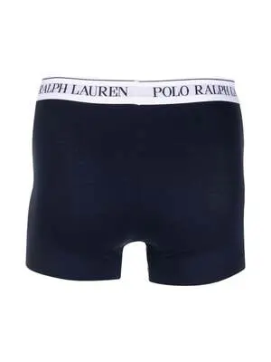 Polo Ralph Lauren Logo-waistband Boxers Set Of 3 - Blue