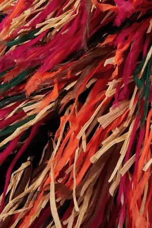 Emilio Pucci Fringed Raffia And Organza Jacket