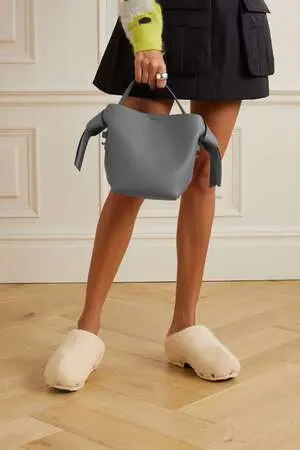 Acne Studios Musubi Mini Knotted Leather Shoulder Bag