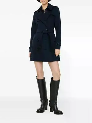 Burberry The Short Chelsea Heritage Trench Coat - Blue