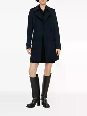 Burberry The Short Chelsea Heritage Trench Coat - Blue