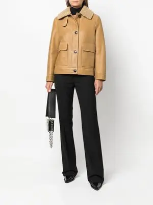YVES SALOMON Lambskin Short Jacket