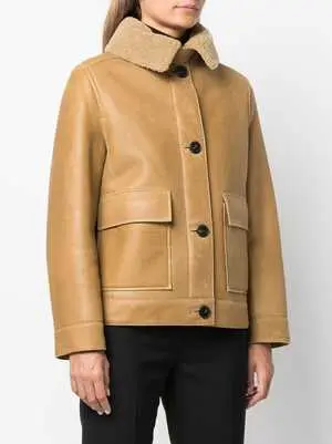 YVES SALOMON Lambskin Short Jacket