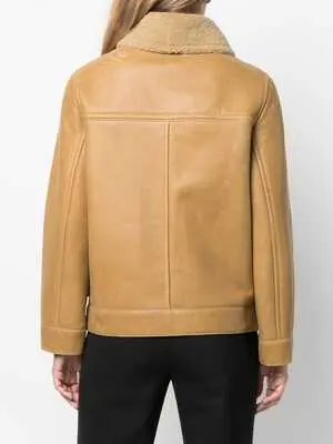 YVES SALOMON Lambskin Short Jacket