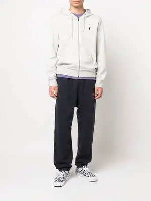 Polo Ralph Lauren Knitted Zip-up Hoodie - Grey