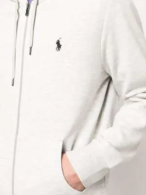 Polo Ralph Lauren Knitted Zip-up Hoodie - Grey