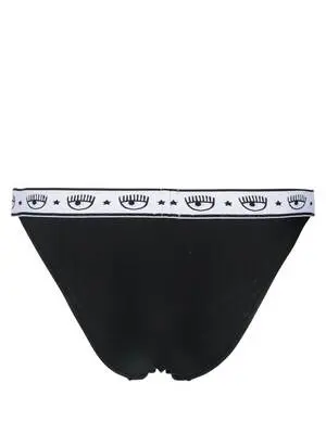CHIARA FERRAGNI Logo Waistband Bikini Bottom