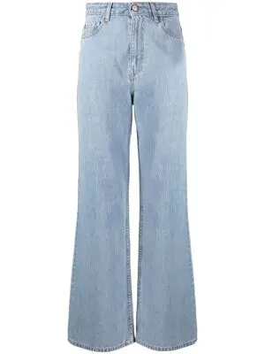 GANNI Magny Core Wide-leg Jeans