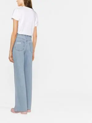 GANNI Magny Core Wide-leg Jeans