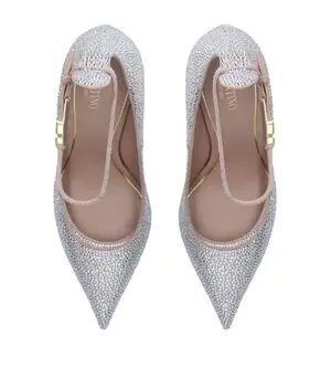 Valentino Garavani Embellished Tan-go Pumps 100