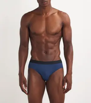 Hanro Micro Touch Briefs - Navy
