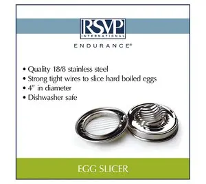 RSVP Stainless Steel Egg Slicer