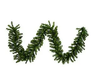 VICKERMAN 9' X 12' Douglas Fir Artificial Chris Mas Garland - One-color