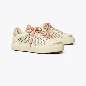 Tory Burch Ladybug Sneaker - Optic White/shell Pink
