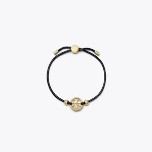 Tory Burch Icon Slider Bracelet - Tory Gold/black
