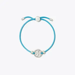 Tory Burch Icon Slider Bracelet Tory Silver/blue