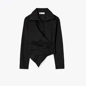 Tory Burch Poplin Wrap Shirt