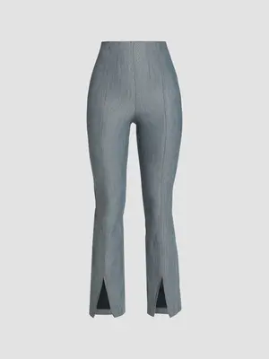 Cinq À Sept Laurie High-rise Stretch Flared Crop Jeans - Indigo