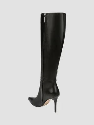 Veronica Beard Lisa Leather High-heel Boots