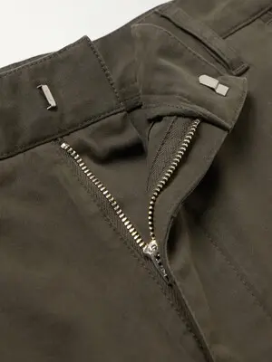 Moncler Wide-leg Stretch-cotton Cargo Trousers