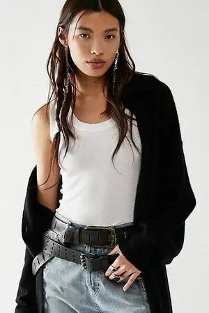 Free People We The Free Jona Leather Belt Noir