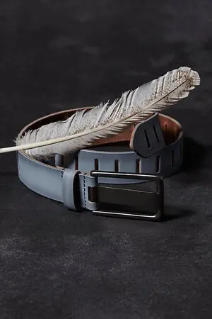 Free People We The Free Jona Leather Belt - Stone Heart