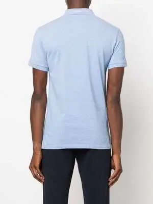 Polo Ralph Lauren Embroidered-logo Polo Shirt - Blue