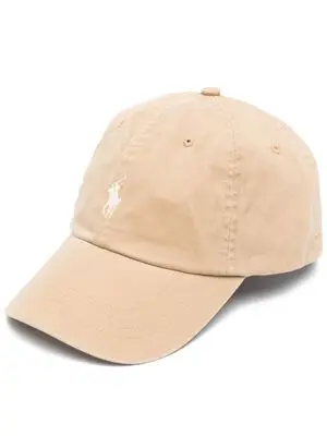 Polo Ralph Lauren Polo Ralph Lauren Logo-Embroidered Cap Neutrals