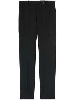 Off-White Belted Slim-fit Trousers