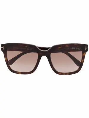 TOM FORD Tortoiseshell-frame Sunglasses
