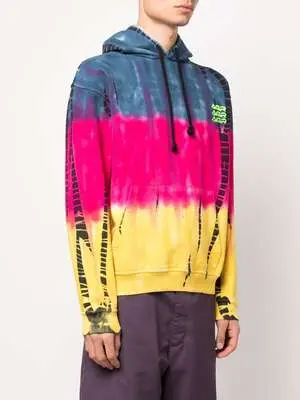 AGR Tie-dye Print Cotton Hoodie