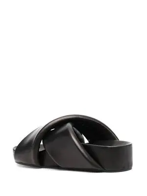 JIL SANDER Crossover Strap Sandals