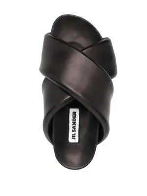 JIL SANDER Crossover Strap Sandals