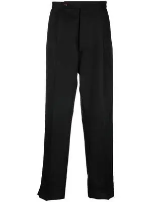 MAISON MARGIELA Tailored Mohair Trousers - Black