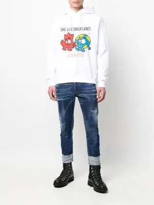 Dsquared2 Graphic-print Hoodie