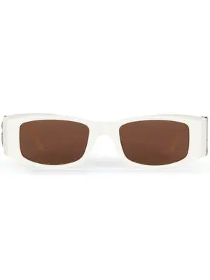 Palm Angels Rectangle-frame Sunglasses - White