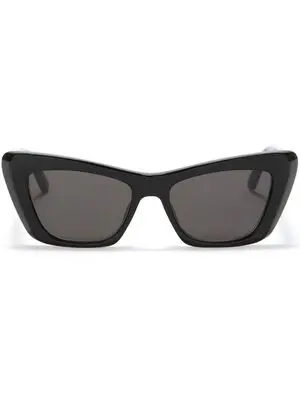 Palm Angels Hermosa Square-frame Sunglasses - Black
