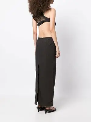 Christopher Esber Fringed Column Maxi Dress