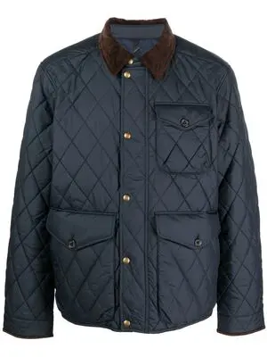 Polo Ralph Lauren Pouch-pocket Quilted Jacket - Blue
