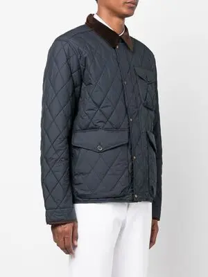 Polo Ralph Lauren Pouch-pocket Quilted Jacket - Blue