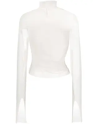 Eckhaus Latta High-neck Mesh Top