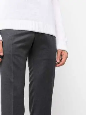 PT TORINO Slim-cut Tailored Trousers - Grey