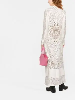 La DoubleJ Lacey Maxi Dress - White