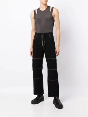 DION LEE Cut-out Detail Tank Top