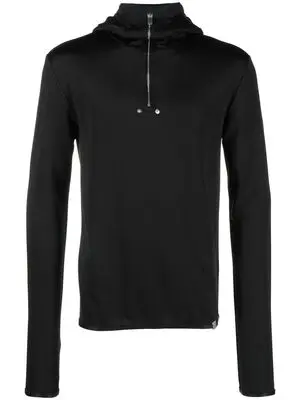 1017 Alyx 9sm Half-zip Long-sleeved Sweatshirt - Black