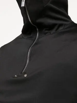 1017 Alyx 9sm Half-zip Long-sleeved Sweatshirt - Black